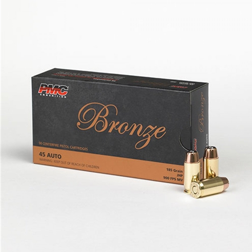 Double Tap Gun Range - PMC .45ACP 185GR JHP 50 PACK