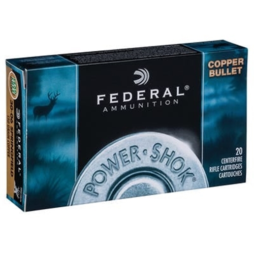 Double Tap Gun Range - FEDERAL POWERSHOCK 30-06 Rifle 150gr